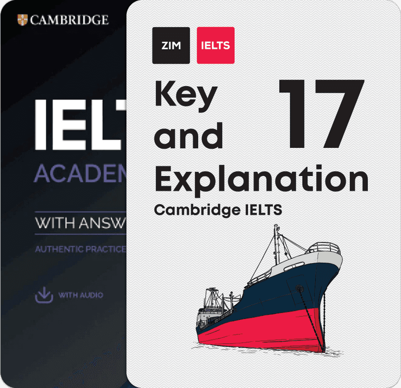 Combo Cambridge English IELTS 17& Cambridge English IELTS 17 – Key and ...